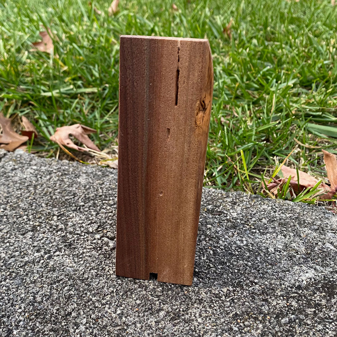 Wood Phone Stand - Walnut - Slim by Fallen Tree Woodshop